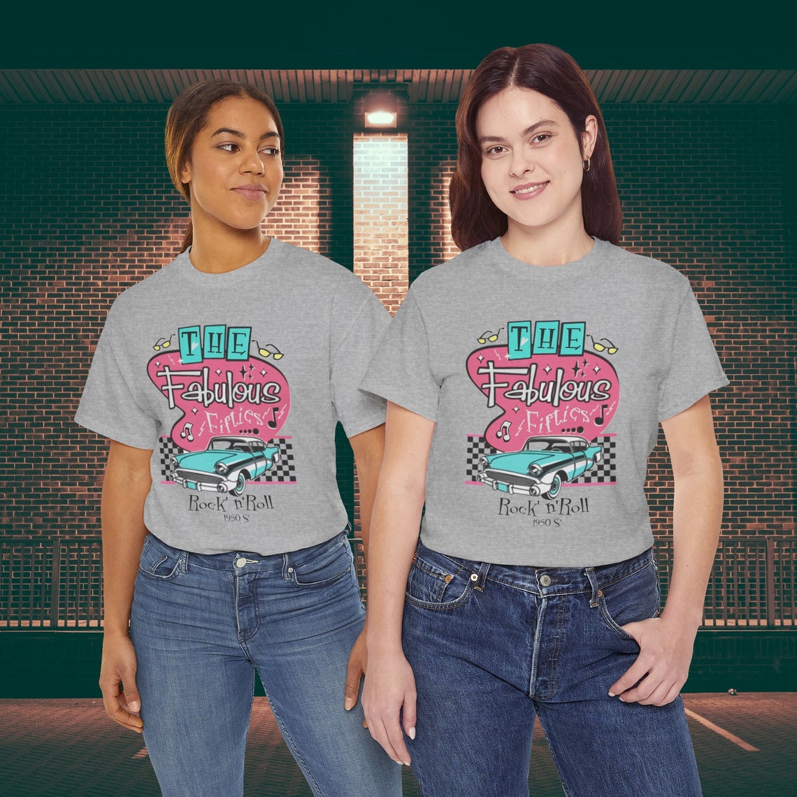 1950s Sock Hop Dance Retro 50s Costume Rockabilly Doo Wop T-shir ...