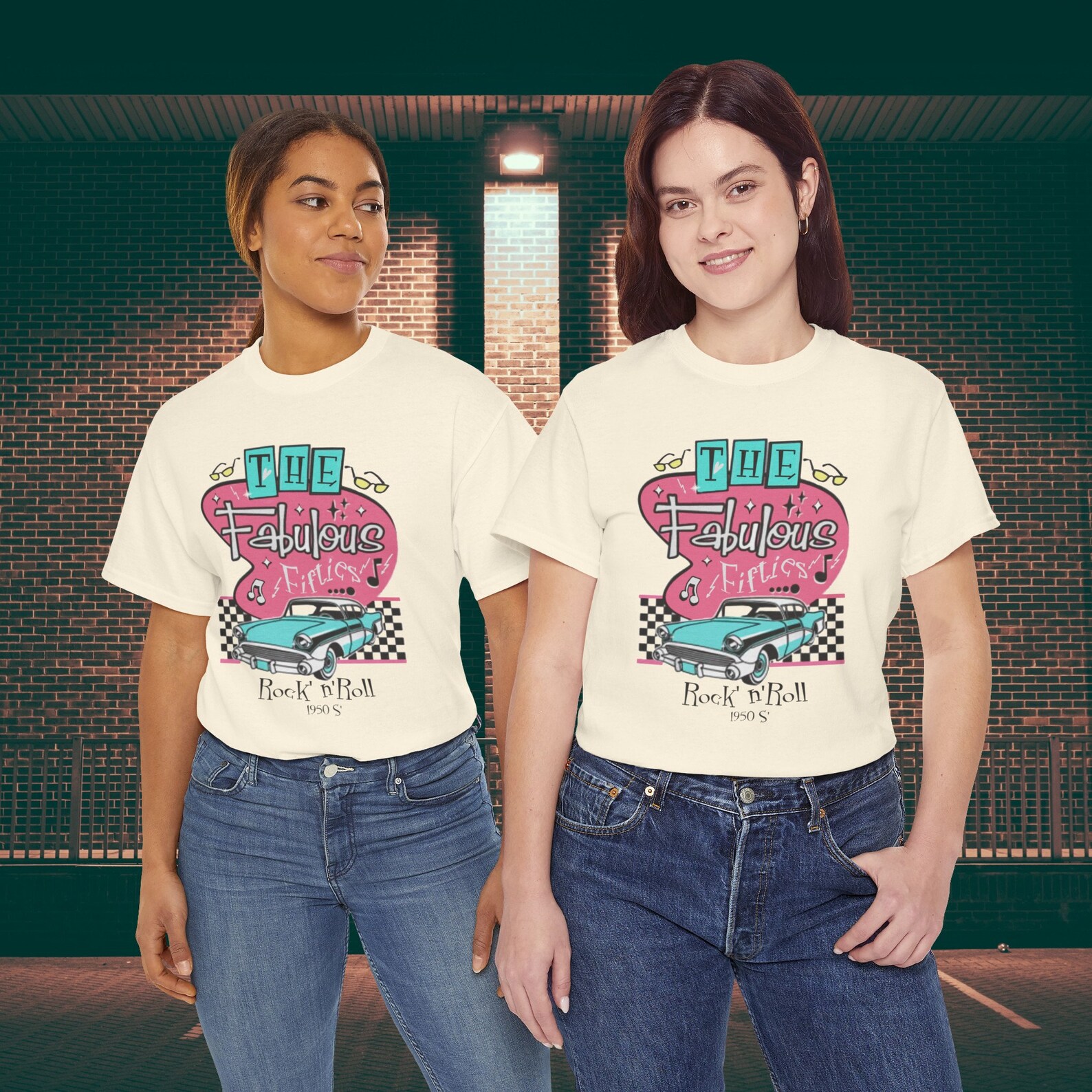 1950s Sock Hop Dance Retro 50s Costume Rockabilly Doo Wop T-shir ...