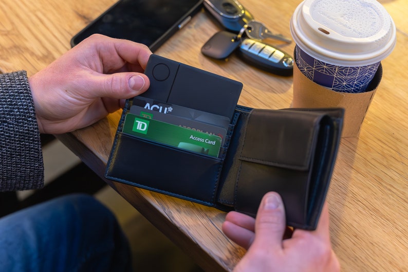 Smart Tag Card slim AirTag Card Design for Wallets GPS Tracking Device ...