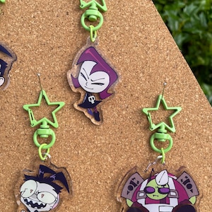 Invader Zim Acrylic Keychains Mix & Match - Etsy