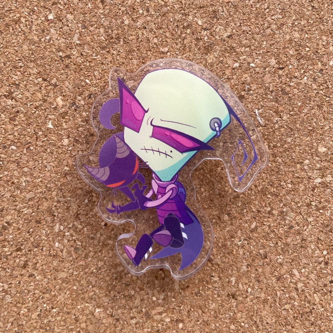 Invader Zim Acrylic Pin Tak Mimi - Etsy