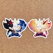 Sonic Stickers: Sonic Tails & Knuckles - Etsy