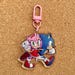 Sonic Charm: Amy and Sonic - Etsy