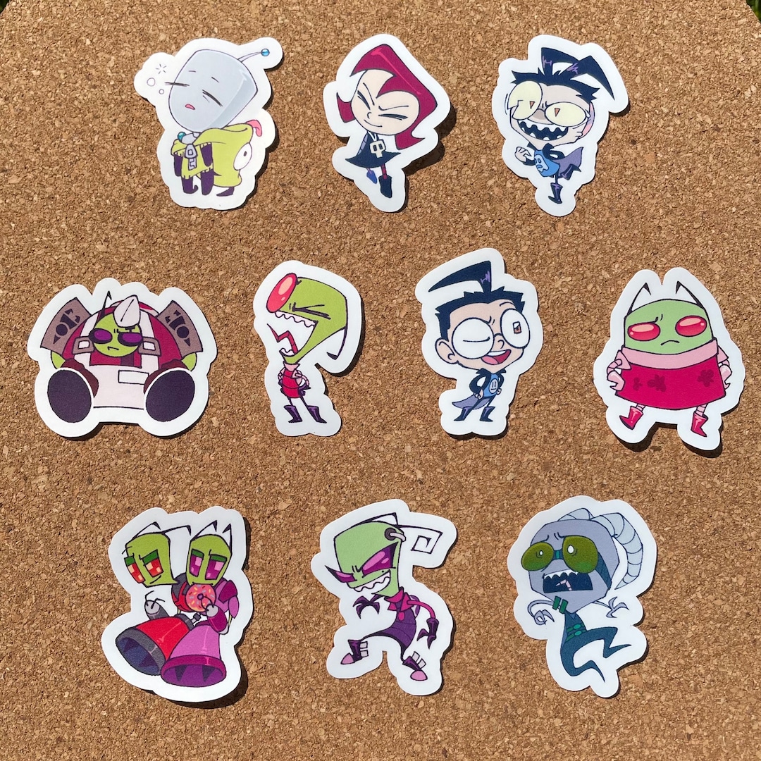 Invader Zim Sticker Bundle - Etsy