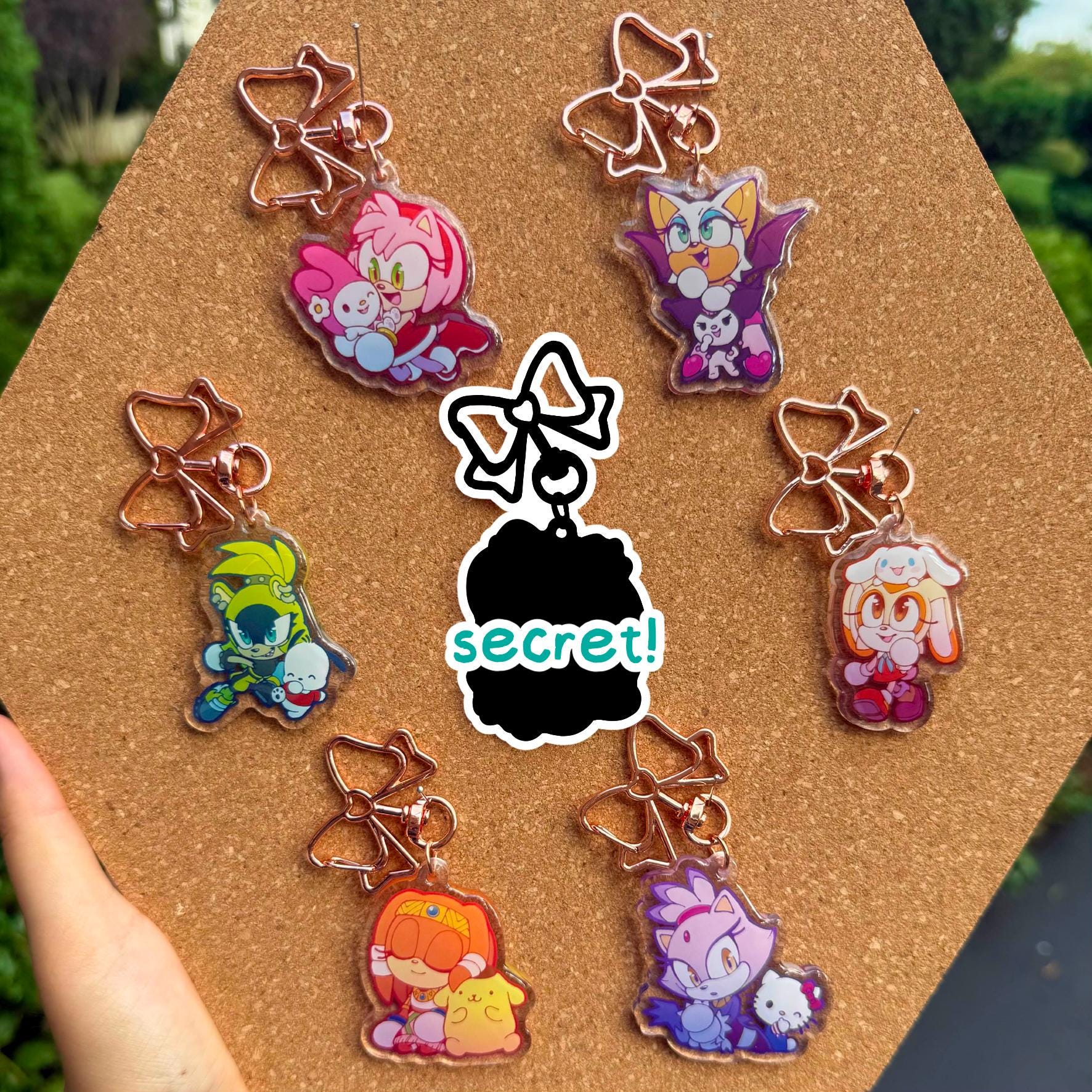Sonic Charms: Sonic Girls Pairs - Etsy
