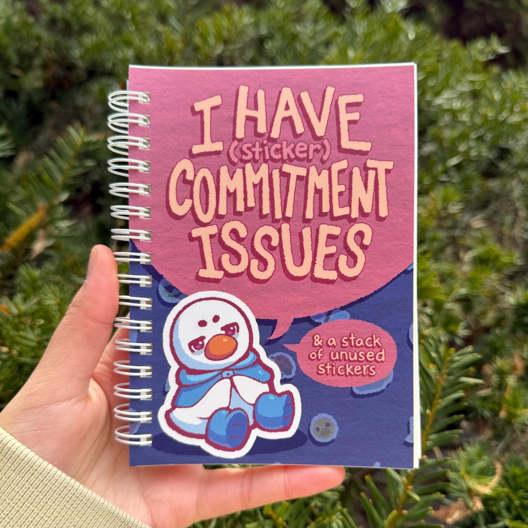 Sticker Book: Commitment Issues Duck - Etsy