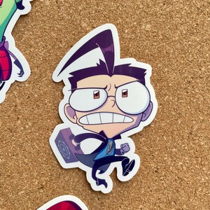 Invader Zim Stickers: Zim GIR Dib Gaz Tak Minimoose Mimi - Etsy