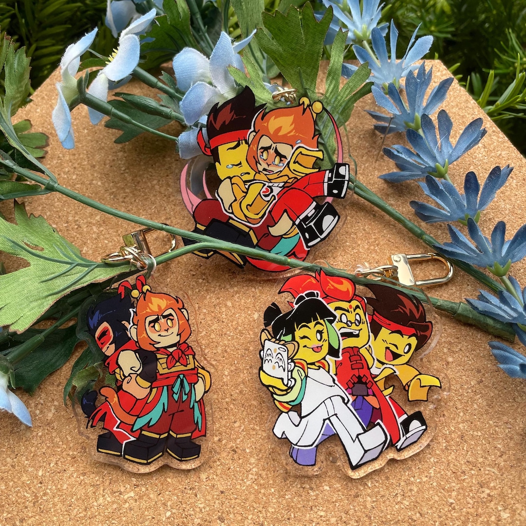 Monkie Kid Multi Character Charms: Wukong Macaque MK Red Son Mei - Etsy