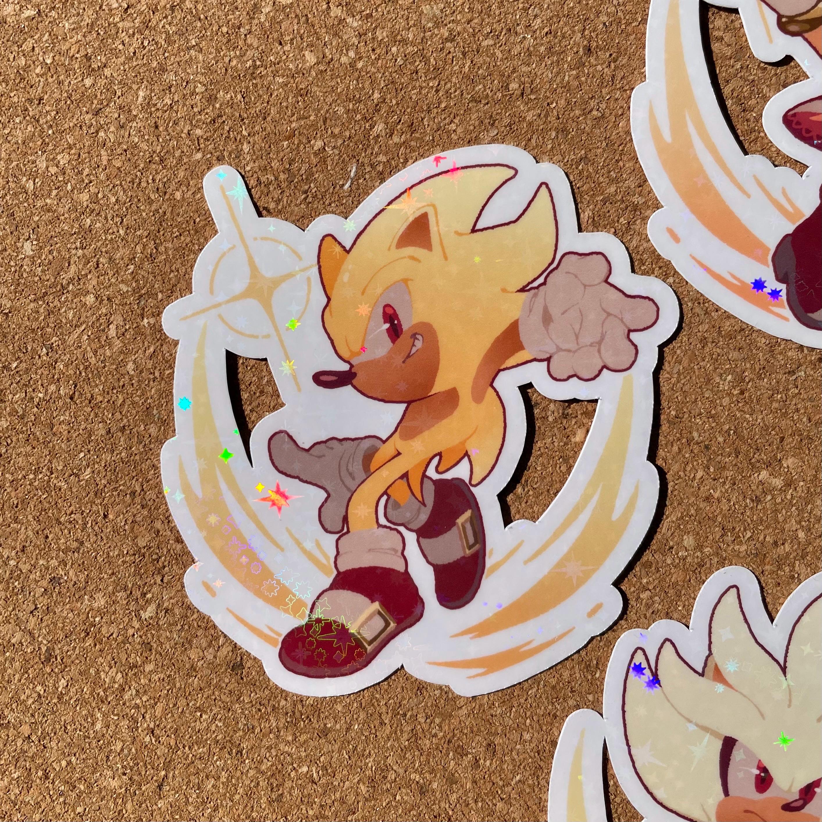 Sonic Holographic Stickers: Super Hedgehogs - Etsy