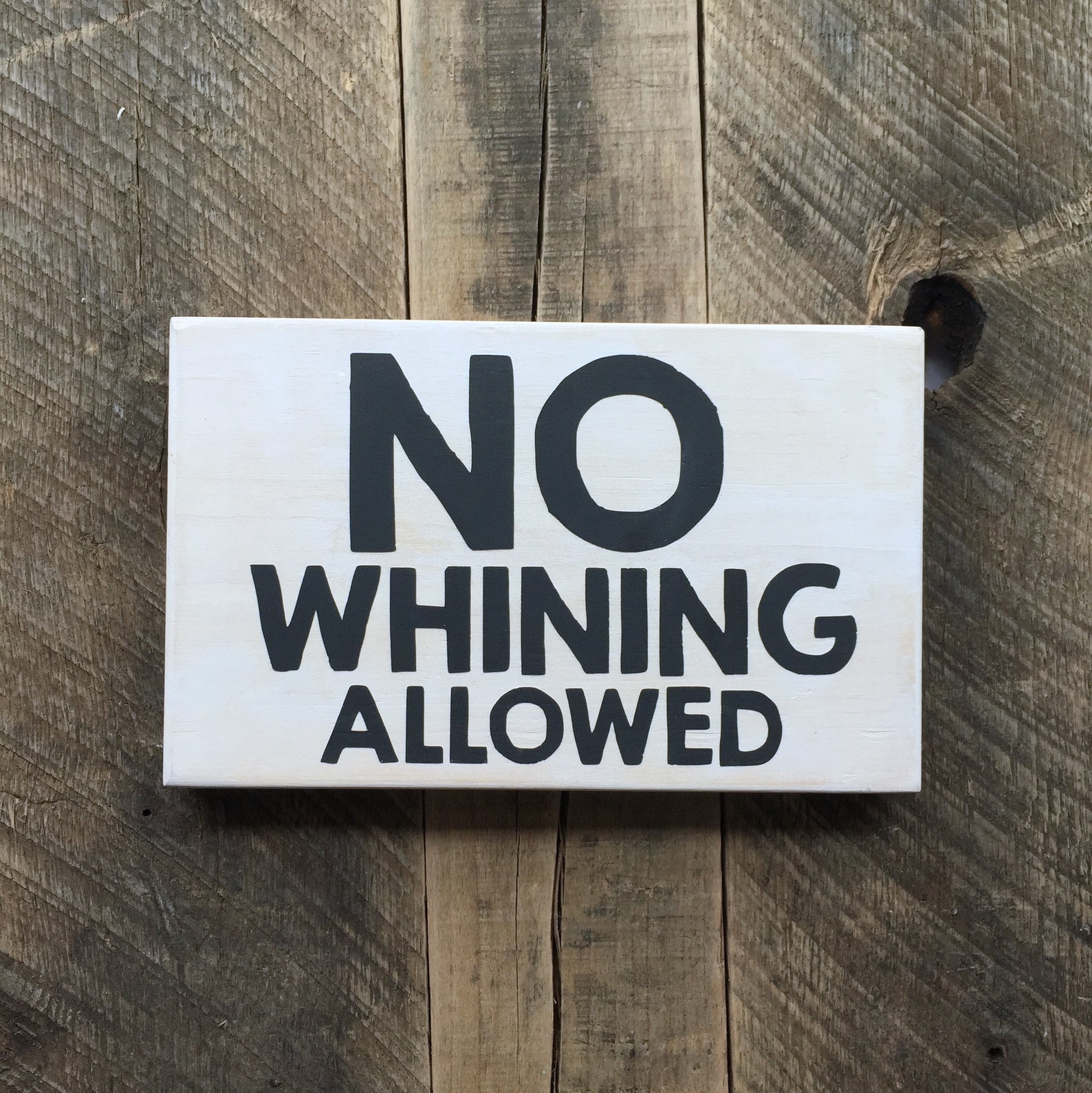 No Whining Sign Printable