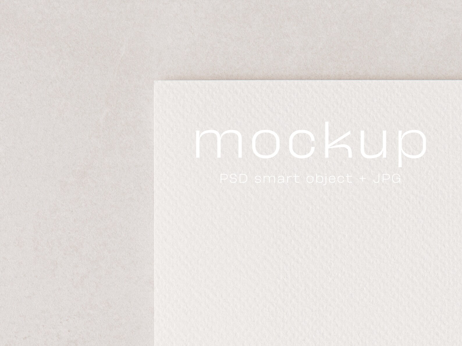 Modern 5x7 Card Mockup Smart Object, Greeting Card Mockup Simple White ...