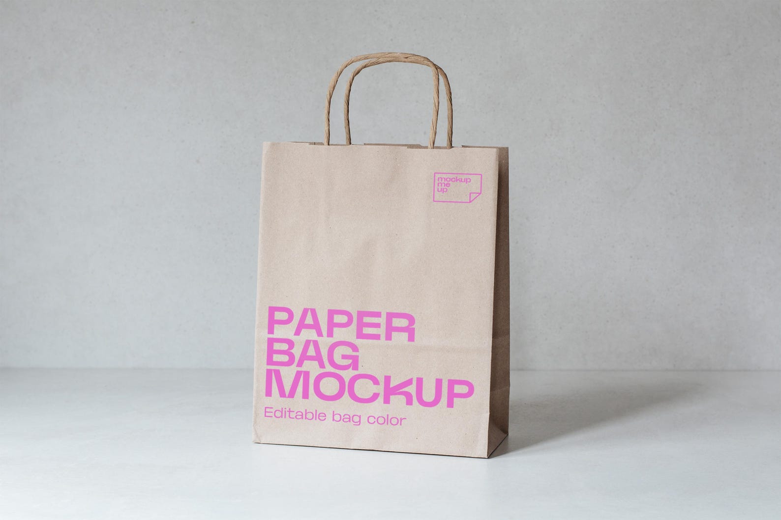 Paper Bag Mockup, Editable Paper Bag Color, Packaging Mockup, Bag ...