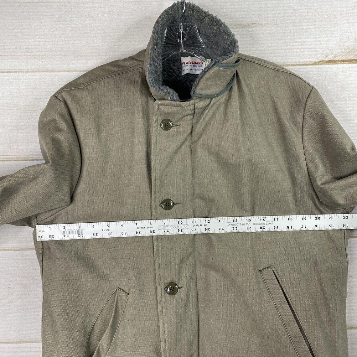 Vintage Wearguard Jacket Mens 42 Field Barn Chore Coat Sherpa Lined USA ...
