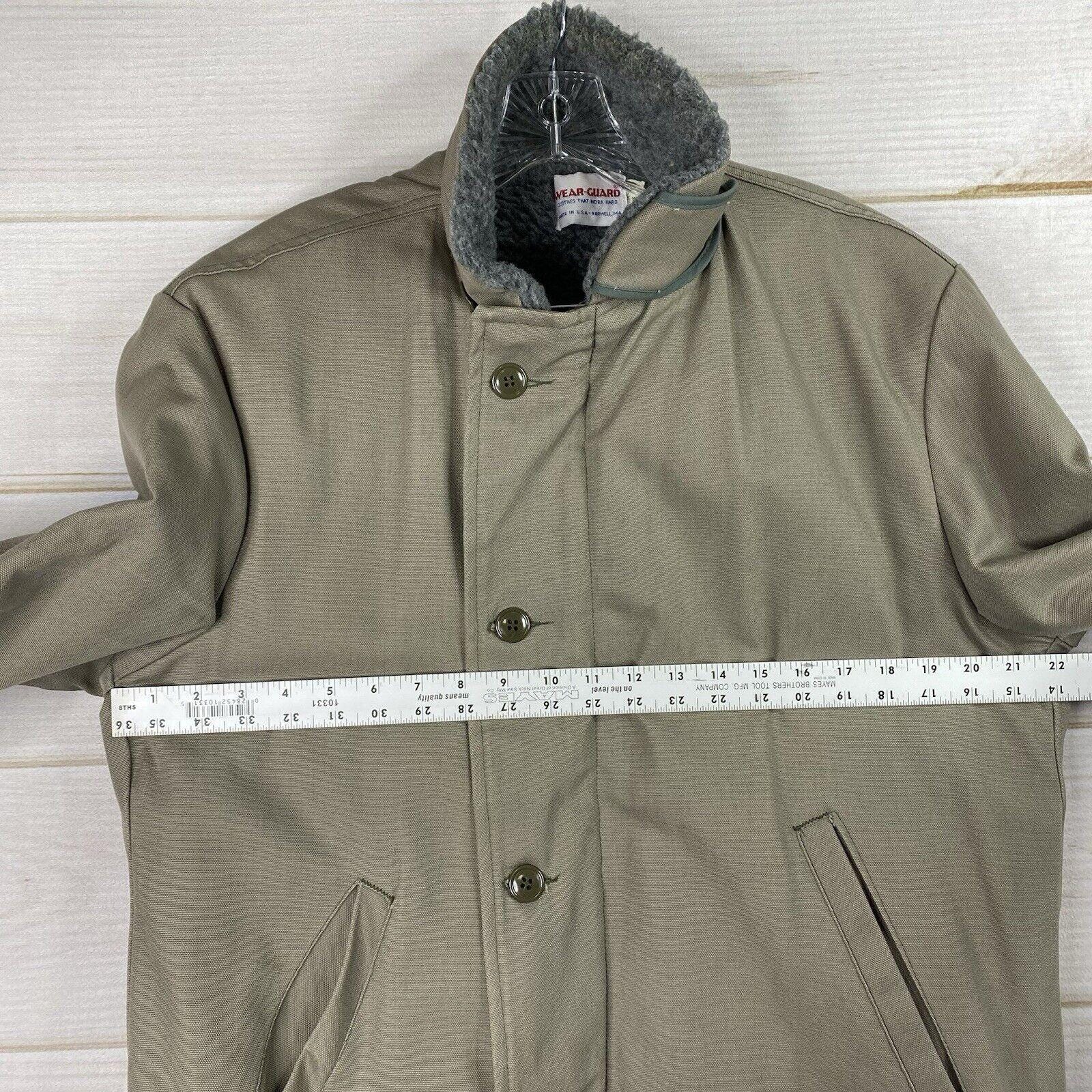 Vintage Wearguard Jacket Mens 42 Field Barn Chore Coat Sherpa Lined USA ...