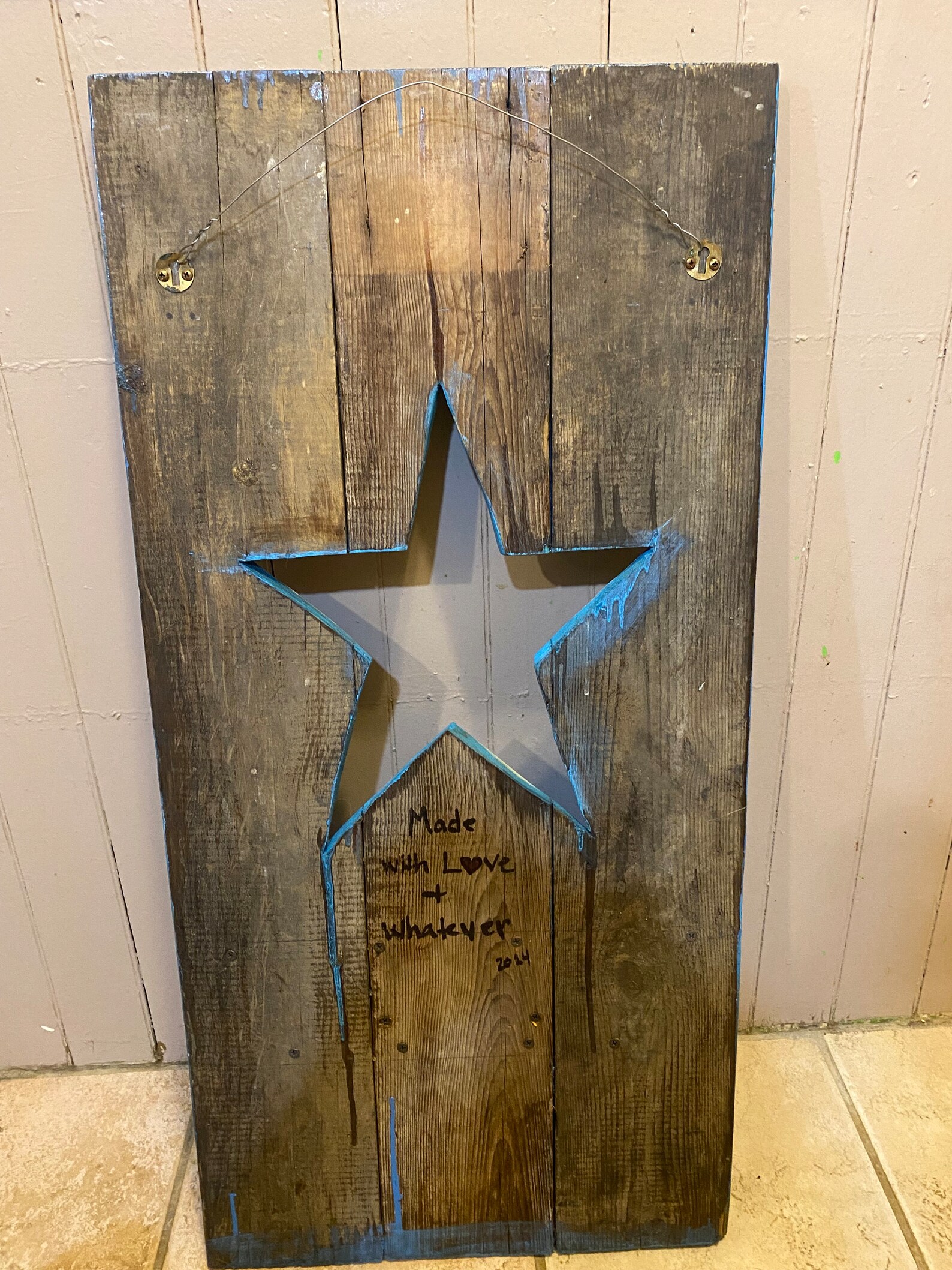 Decorative Shelves, Denim Days- Blue Star Shelf - Etsy