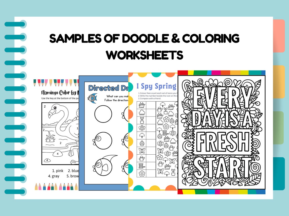 100 Summer Kids Activities, Printable Activity Bundle, Coloring Pages ...