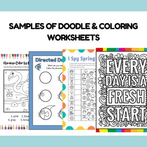 100+ Summer Kids Activities, Printable Activity Bundle, Coloring Pages ...