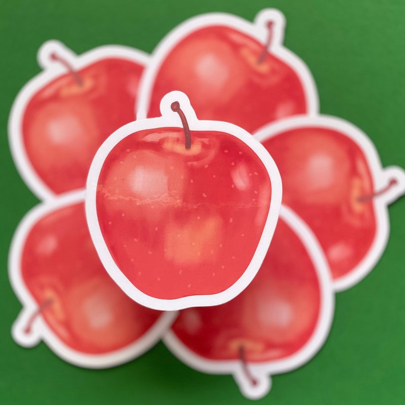 Apple Sticker Stickers - Etsy