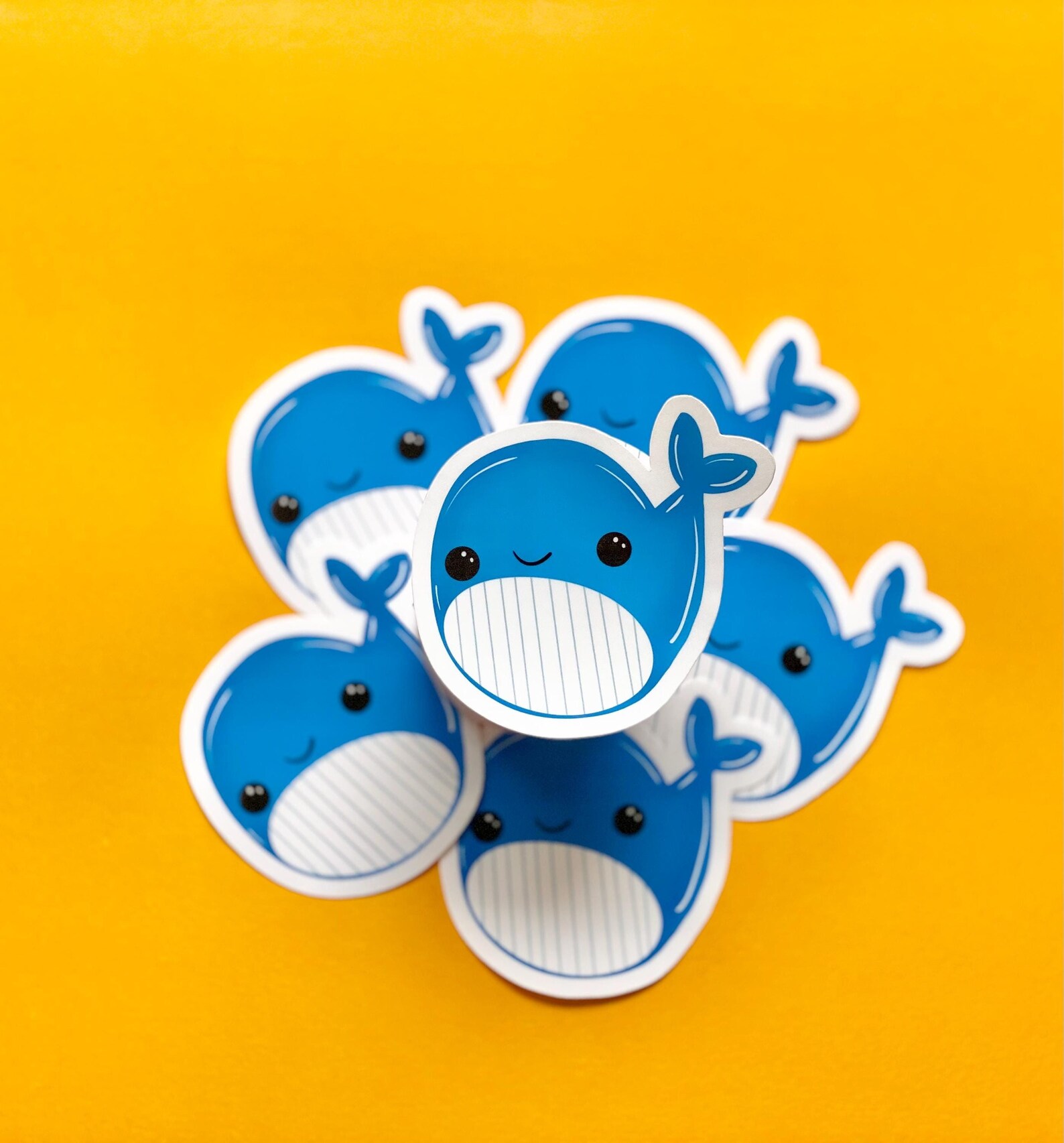 Blue Whale Sticker, Ocean Animal Decal - Etsy