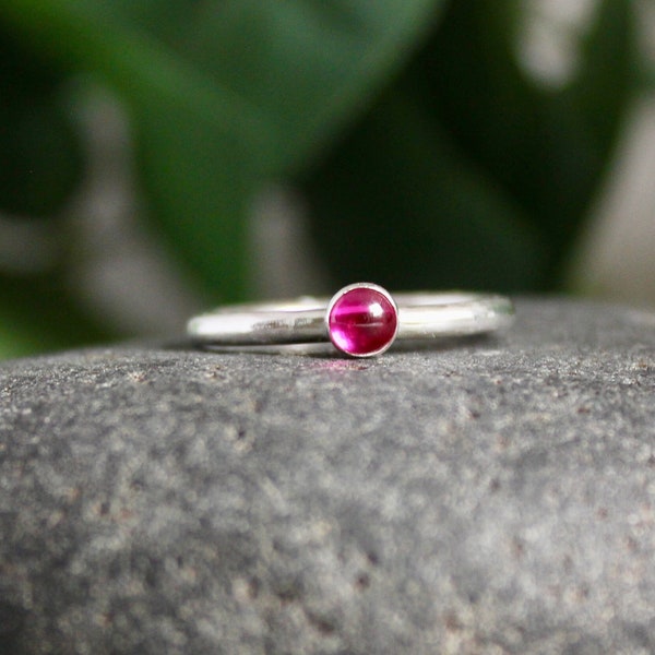 Fuchsia Ring - Etsy