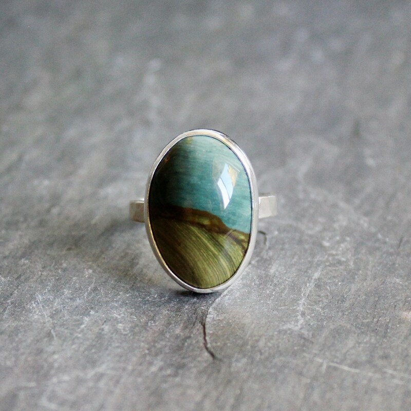 Jasper Ring - Etsy