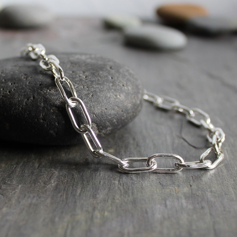 Heavy Silver Chain - Etsy