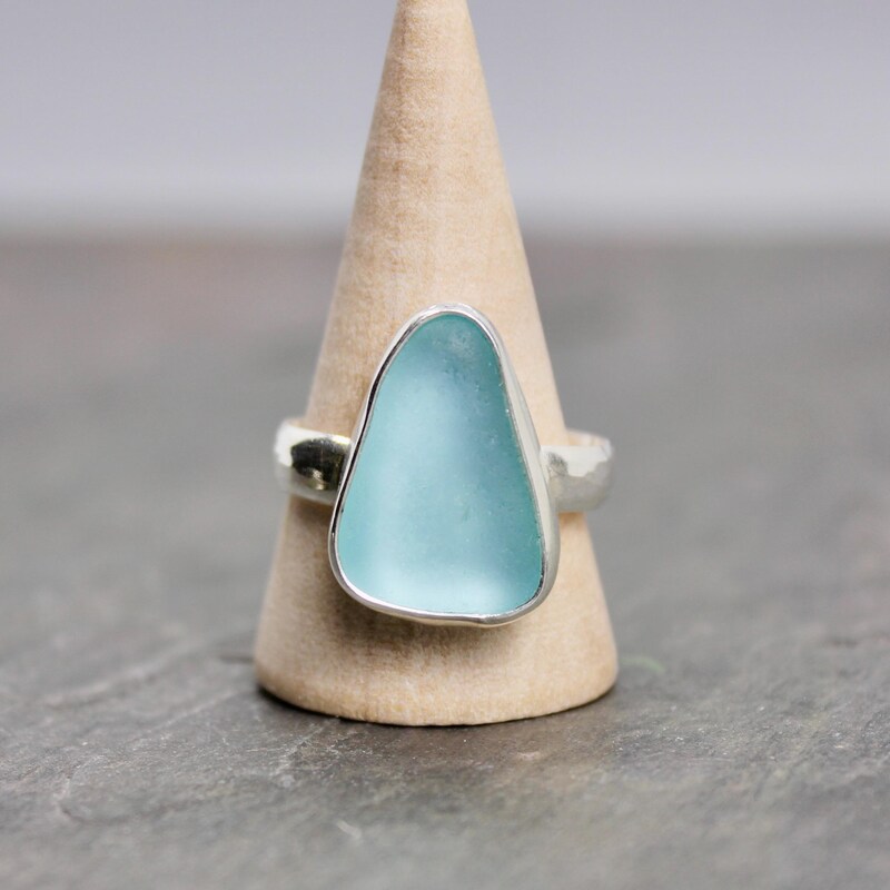 Beach Glass Rings - Etsy