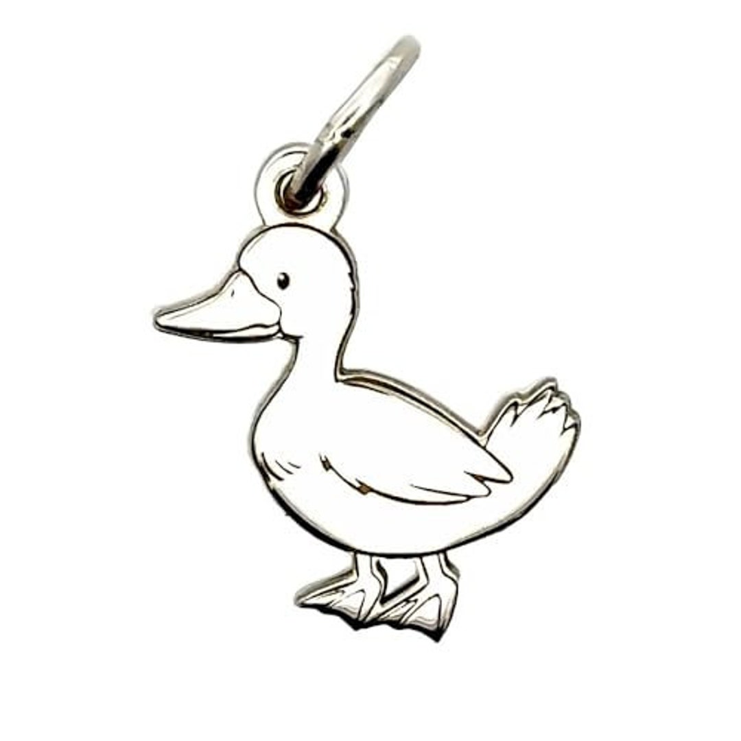 Duck Charm in Sterling Silver BCJ1002 - Etsy