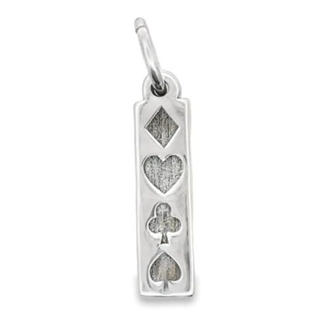Full Suit of Cards Charm in Sterling Silver BCJ1106 - Etsy