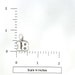 Number Eighteen 18 Charm in Sterling Silver BCJ1177 - Etsy