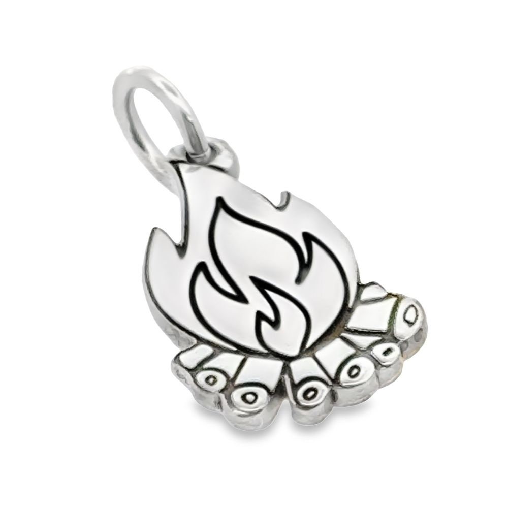 Campfire Charm in Sterling Silver BCJ1079 - Etsy