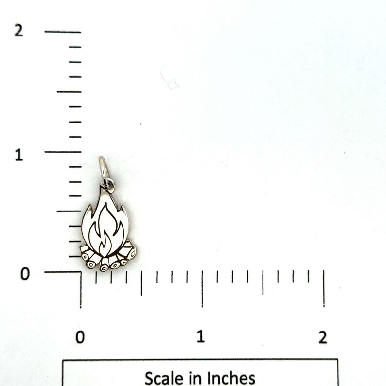 Campfire Charm in Sterling Silver BCJ1079 - Etsy
