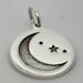 Moon & Stars Charm in Sterling Silver BCJ1064 - Etsy