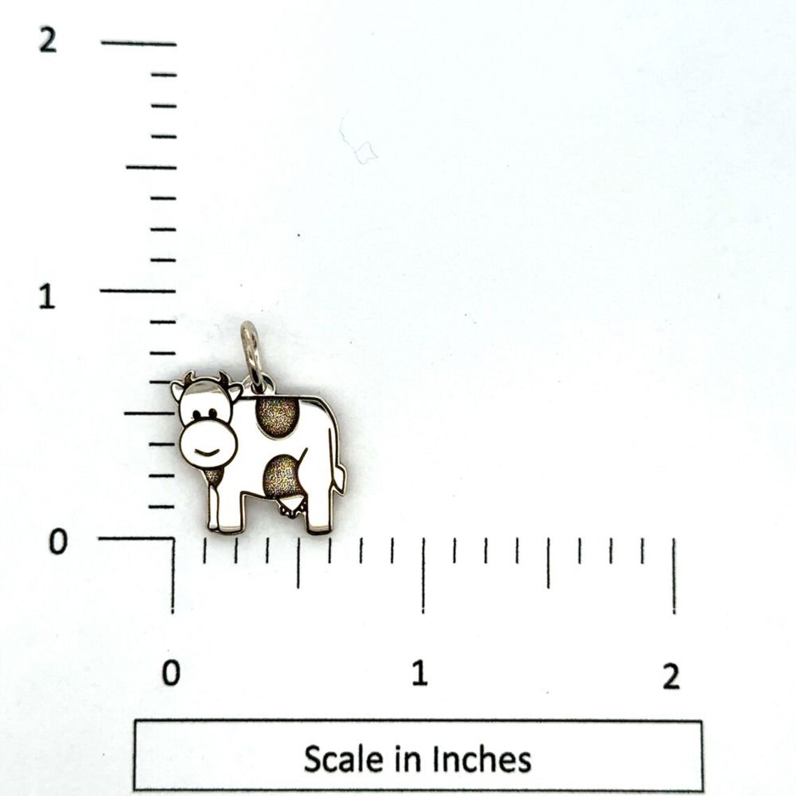 Cow Charm in Sterling Silver BCJ1060 - Etsy