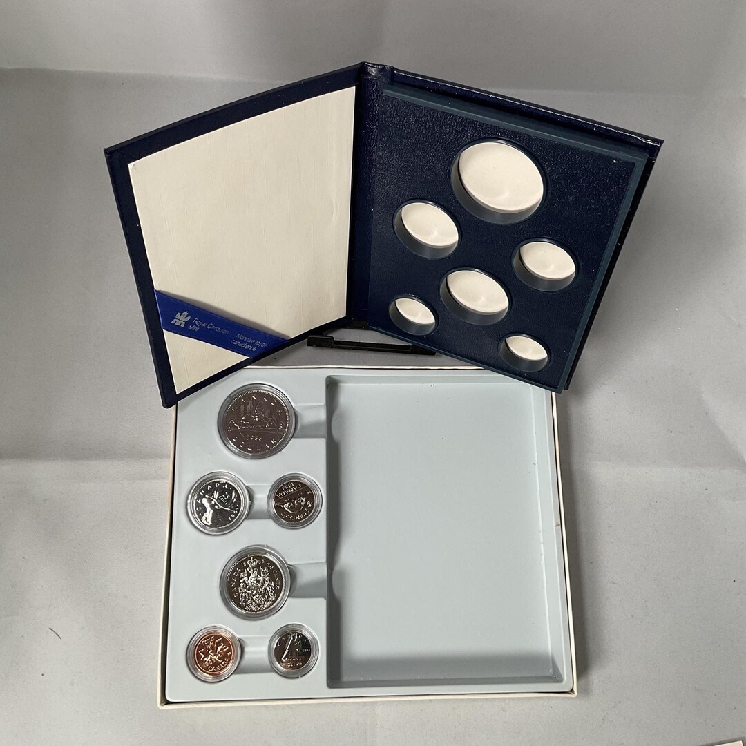 1983 Royal Canadian Mint Specimen Coin Set, Royal Canadian Mint, Coin ...