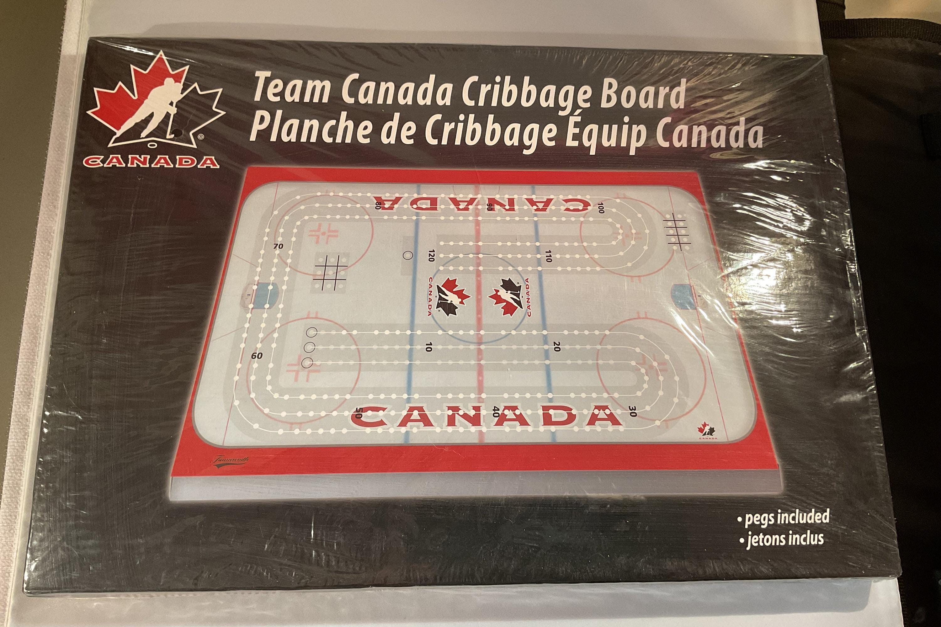 Team Canada Cribbage Board, Team Canada, Cribbage Board, Board Game ...
