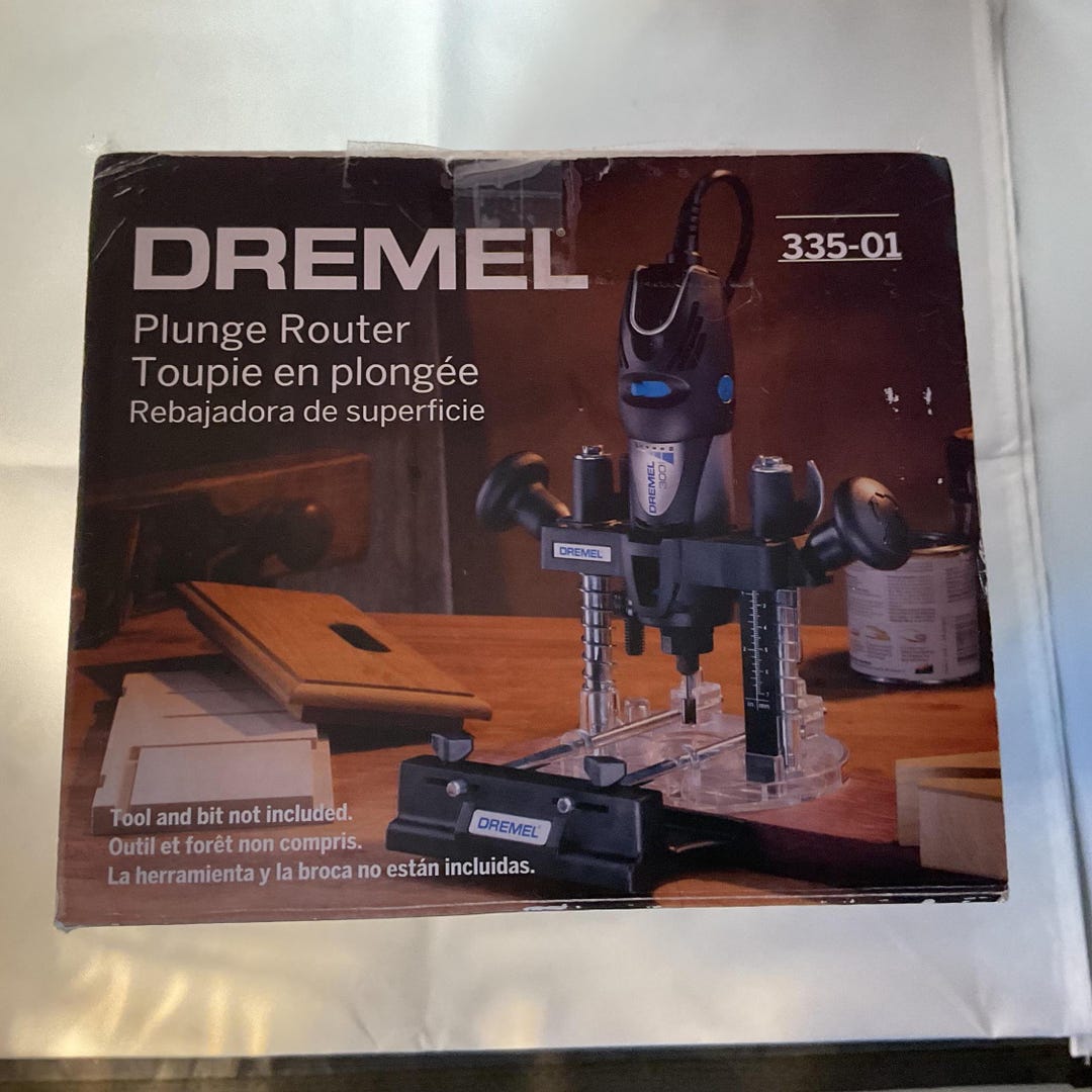 Dremel 335-01 Plunge Router, Dremel High Speed Rotary Tool Attachment ...