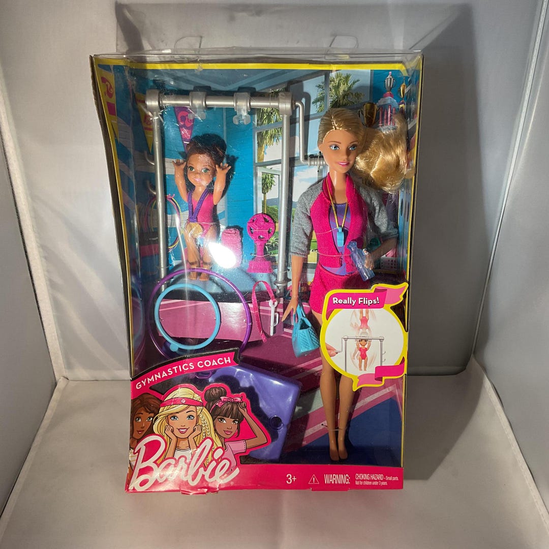 Barbie Gymnastics Coach, Barbie Licensed Product, Barbie Collector's ...