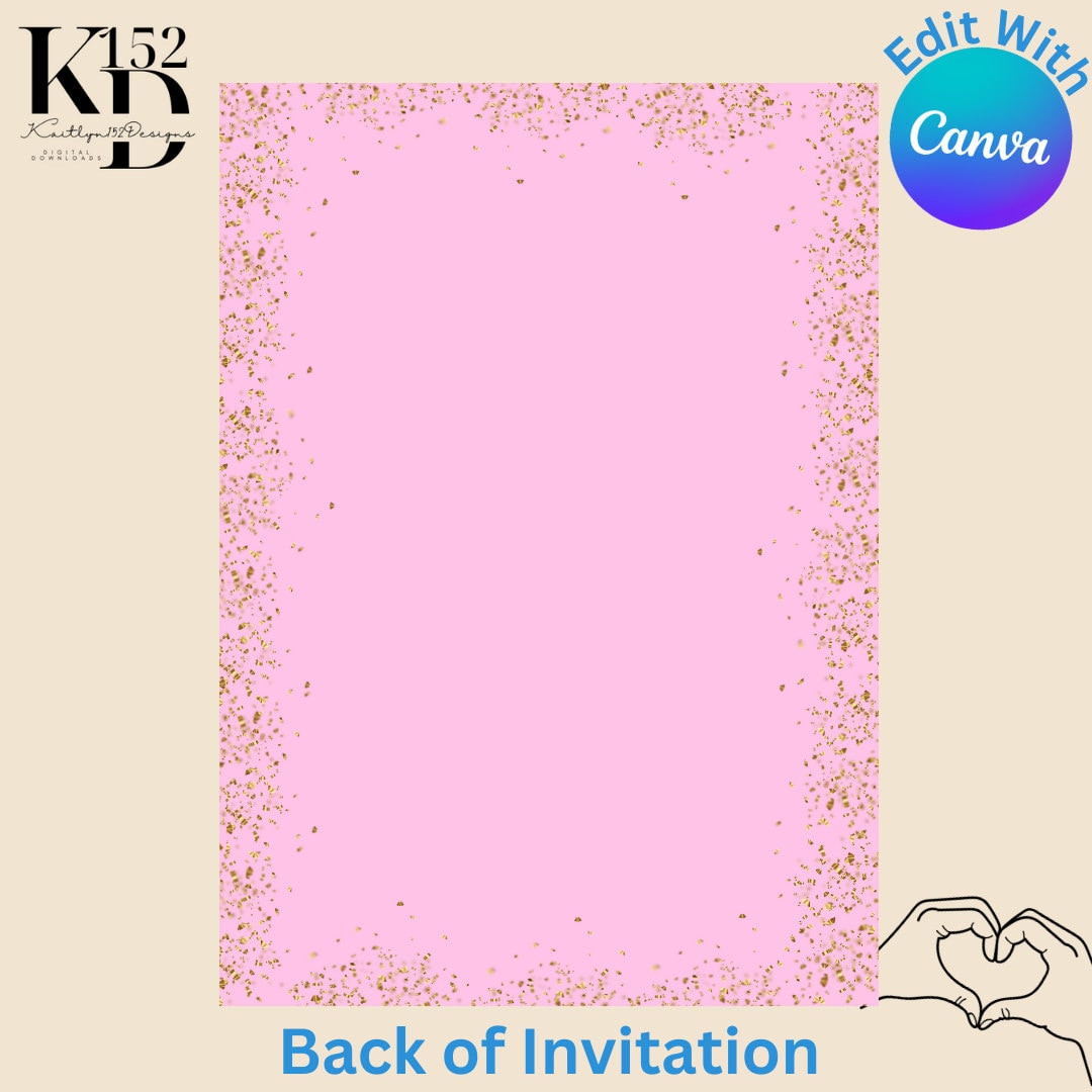 EDITABLE, Aurora Theme Birthday Invitation, Digital Download, Princess ...