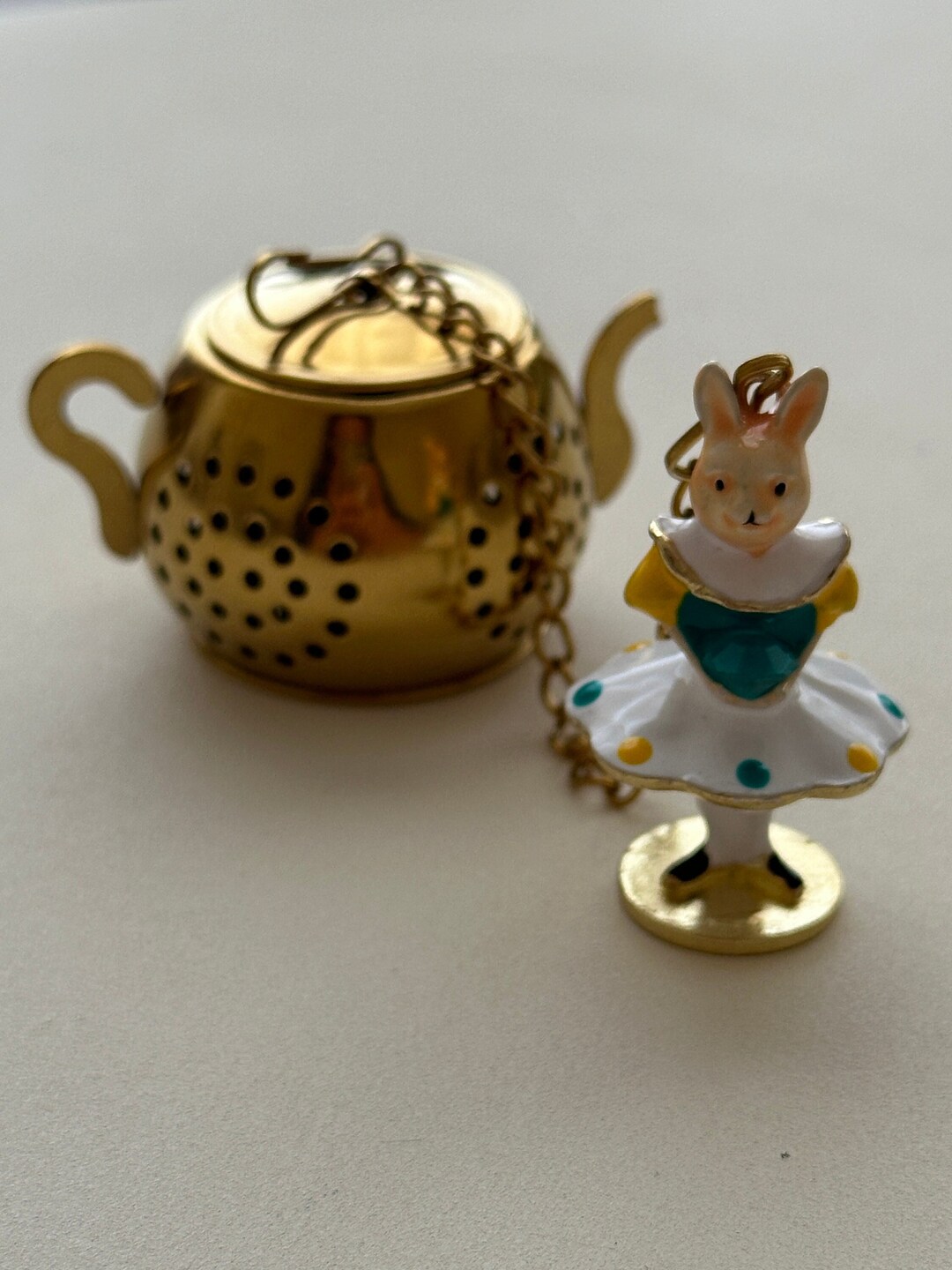 Bunny Teapot Tea Infuser, Stainless Steel Pendant - Etsy