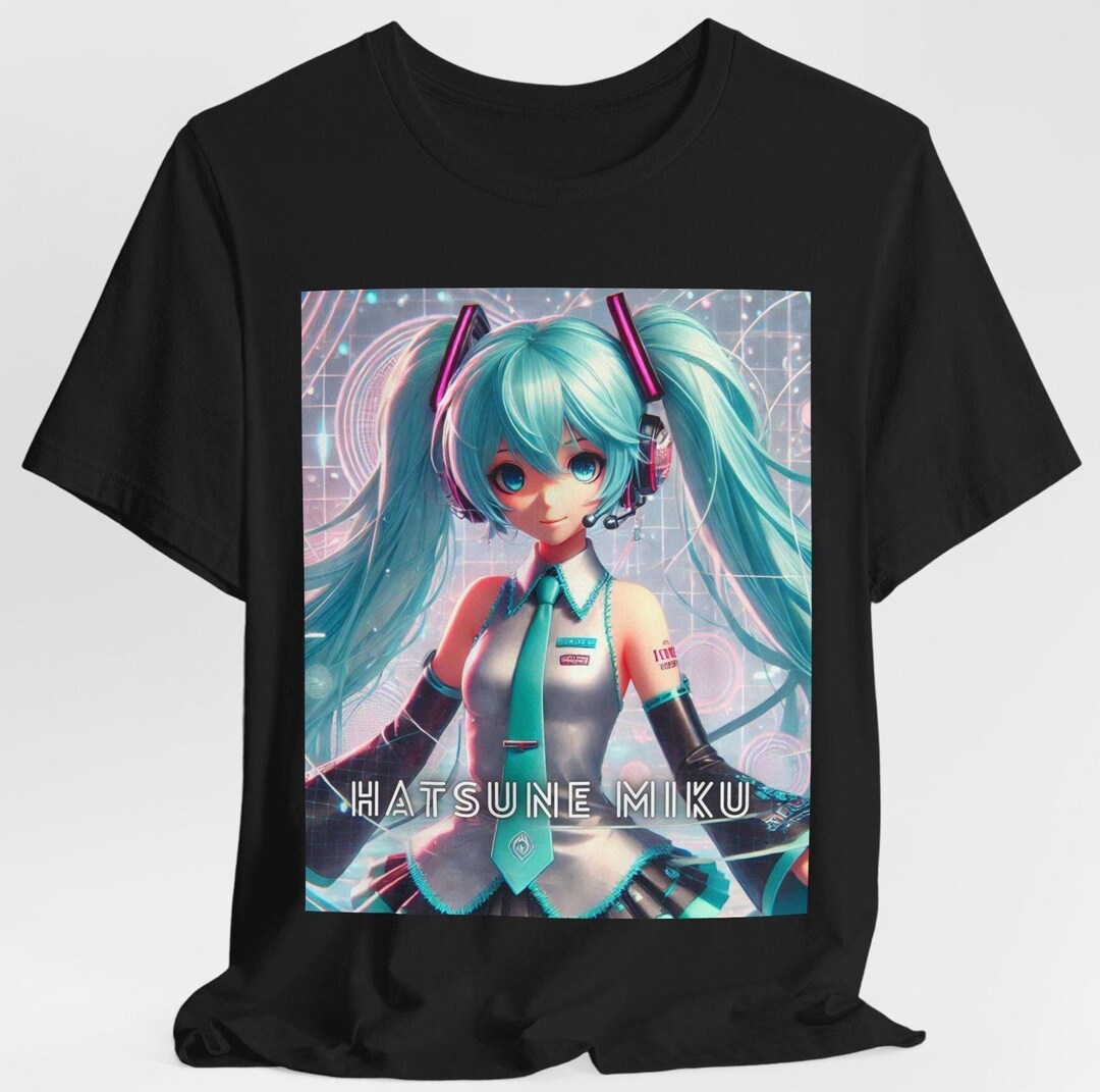 Hatsune Mikut Shirt,anime Girl Shirt Hatsune Miku Anime Shirt, Vocaloid ...