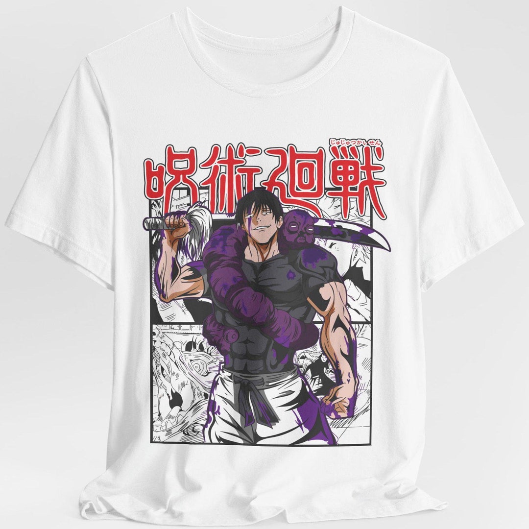 Toji Fushiguro Anime Manga Shirt,japanese Vintage,anime Merch T-shirt ...