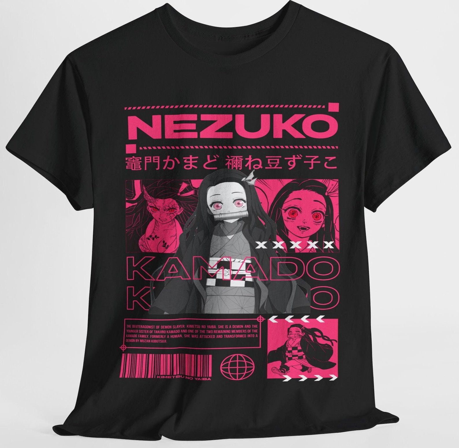 Anime Nezuko T-shirt, Streetwear Shirt,demon Slayer Gift for Birthday ...
