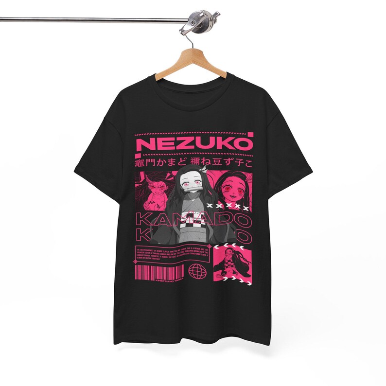 Anime Nezuko T-shirt, Streetwear Shirt,demon Slayer Gift for Birthday ...
