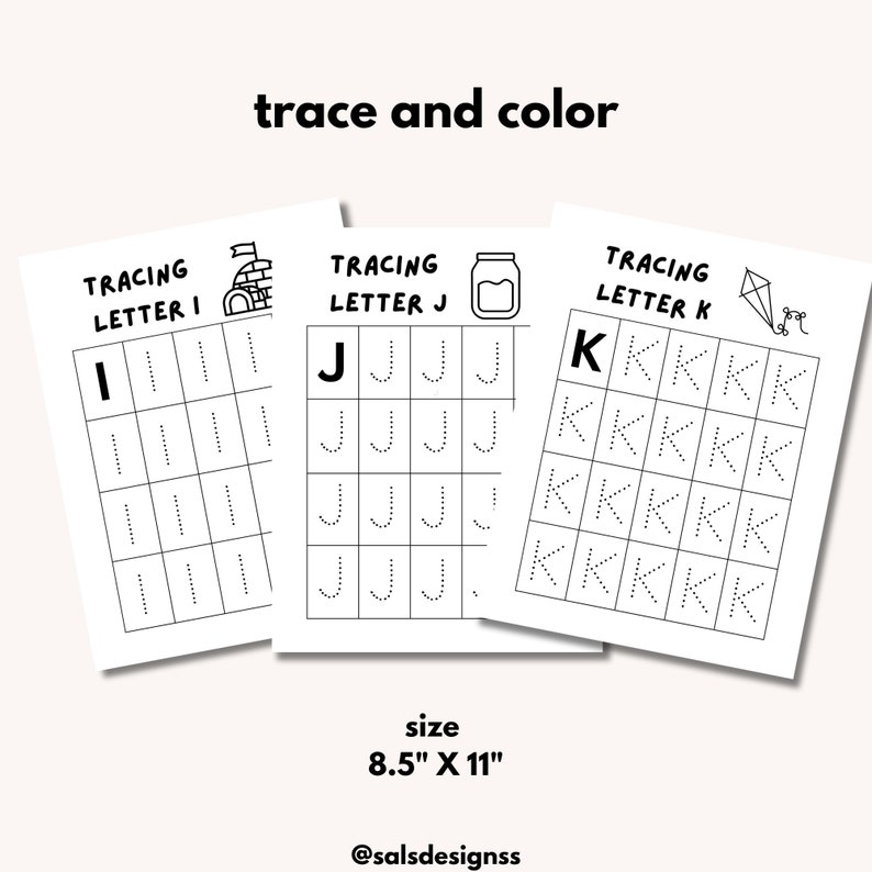 Letter Tracing Worksheets | Preschool Printables Alphabet Tracing ...