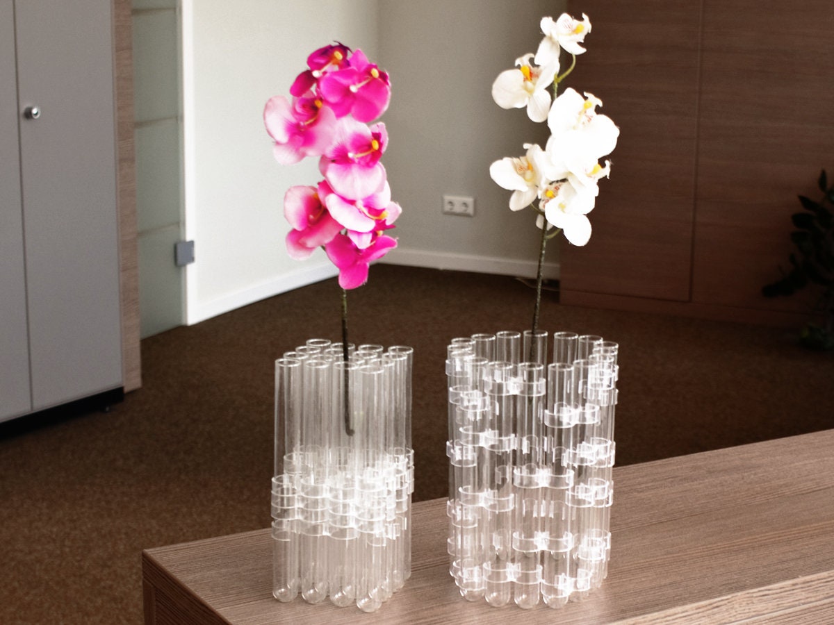 Vase, Glass Vase, Flexible Vase, Test Tube Vase, Vase Lilly - Made of ...