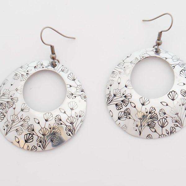 Stamped Earrings - Etsy