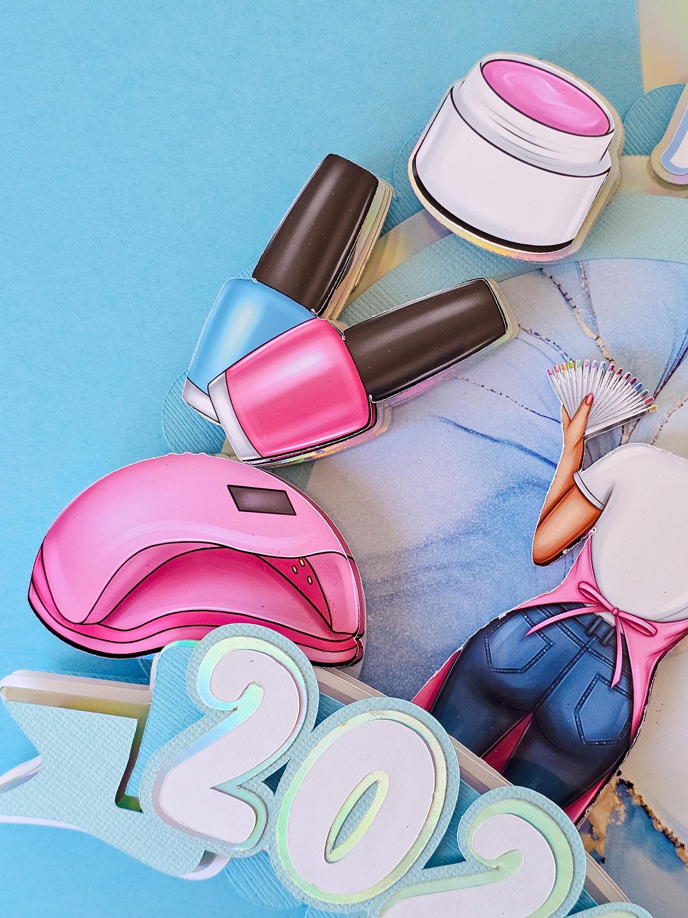 Nail Tech Cake Topper Nail Tech Grad Nail Tech Graduation Nail Tech ...