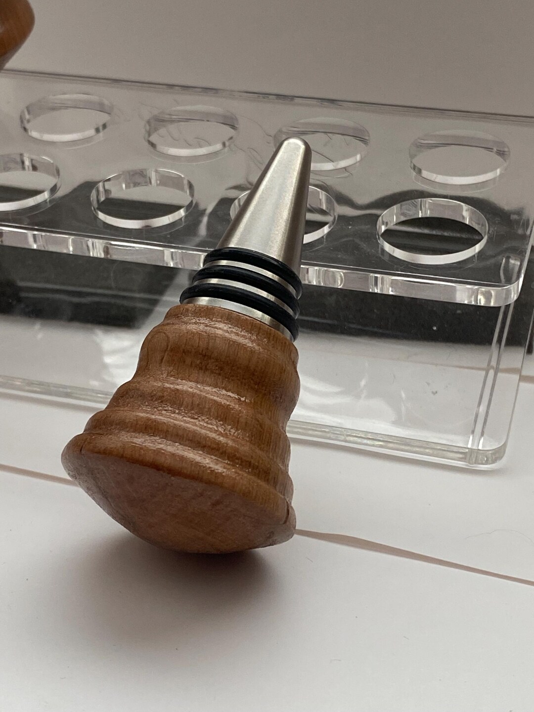 Wine/bottle Stoppers, Lathe-turned American Cherry - Etsy