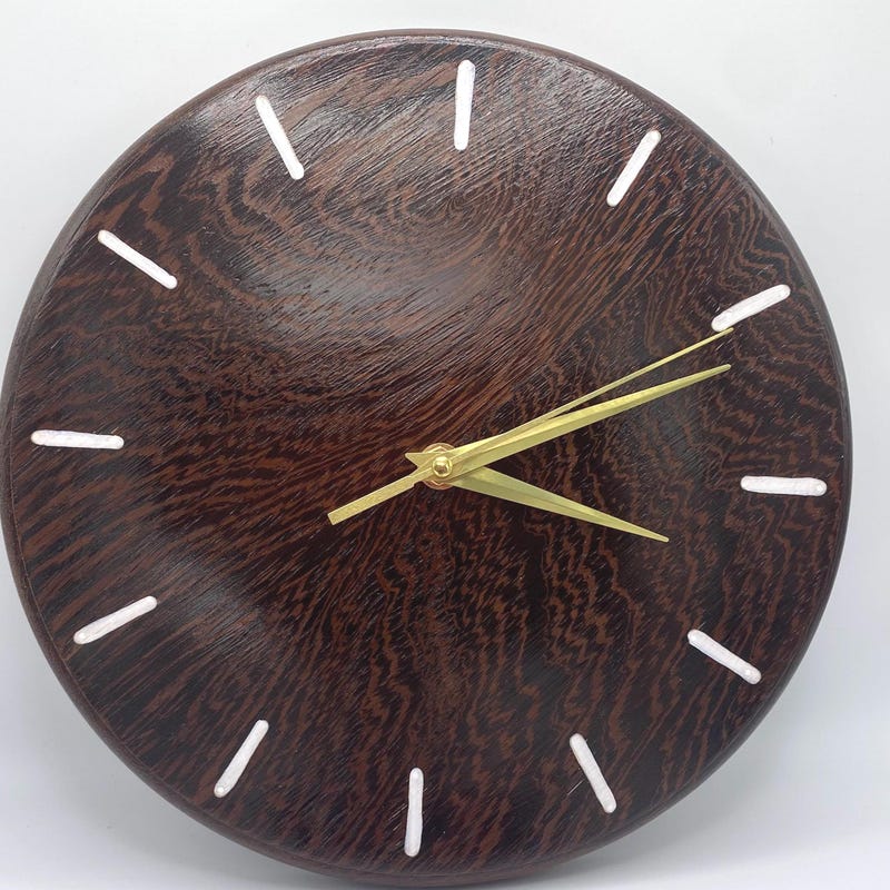 Exotic Wood Clock - Etsy